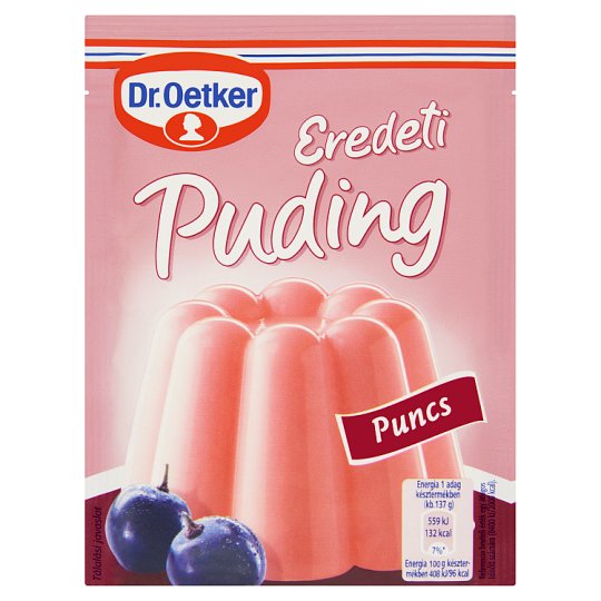 Dr. Oetker Eredeti Puding, puncs ízű, 40 g / Punsch-pudding – Dr Oetke ...