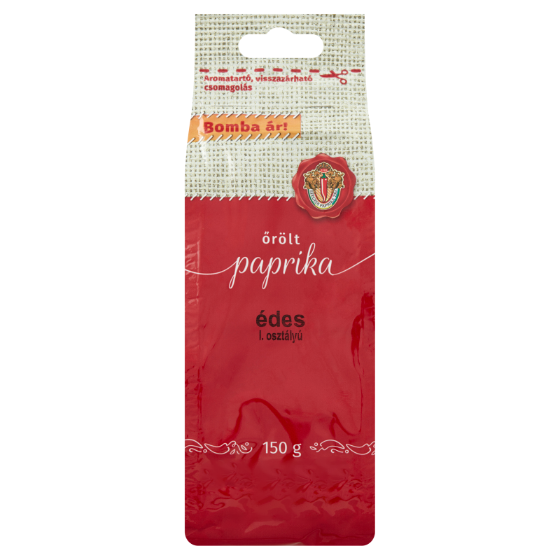 Szegedi fószerpaprika edes, 100 g, I.oszt. /Szeged 1. klasse paprika m ...